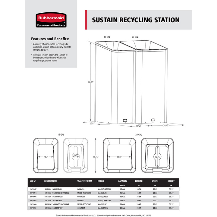 Sustain | Rubbermaid Commercial Products